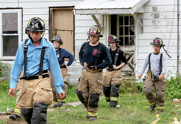 Local firefighters conduct live training in vacant home | News, Sports ...